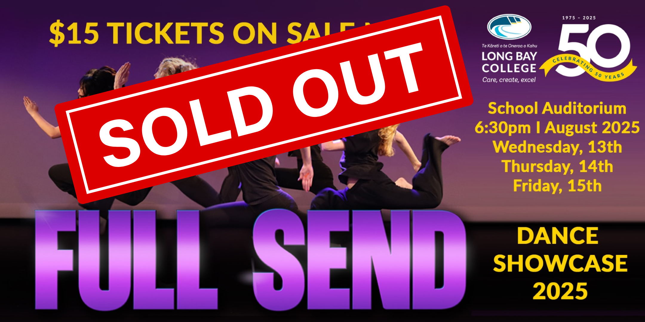 eTicket Event | Full Send Dance Showcase 2025 - 14th Aug